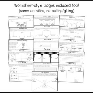 Vocabulary Interactive Notebook and Worksheets for Any Vocab Words - Etsy