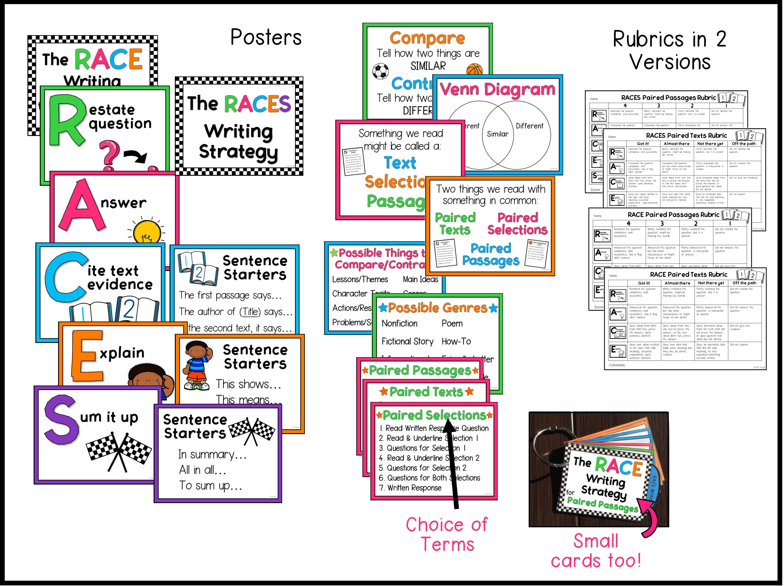 Paired Passages Using the RACE Writing Strategy - Etsy
