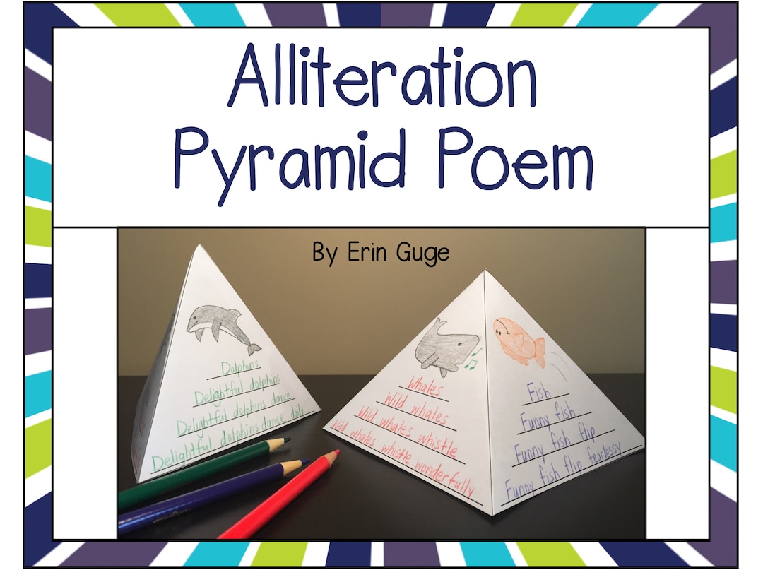 Poetry Writing: Alliteration Pyramid Poem - Lesson Plans and Printables ...