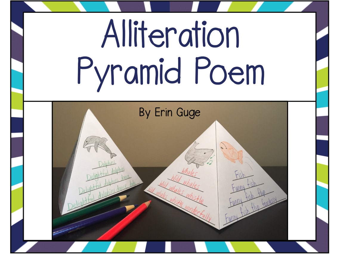 Poetry Writing: Alliteration Pyramid Poem - Lesson Plans and Printables ...