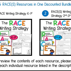 RACE Writing Strategy MEGA BUNDLE - Etsy