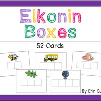Sound Elkonin Boxes Blank Word Work CVC Phonemic Awareness - Etsy