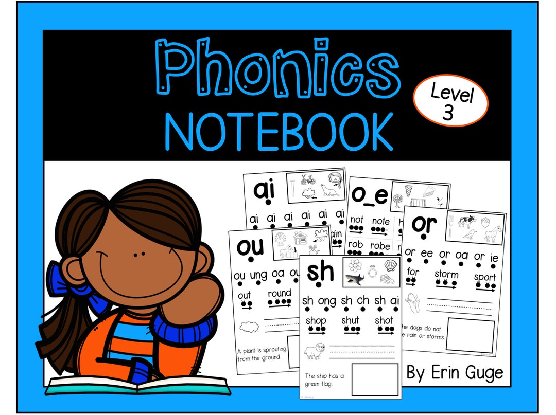 Phonics Notebook: Long Vowels, Vowel Teams, Diphthongs, Digraphs, R ...