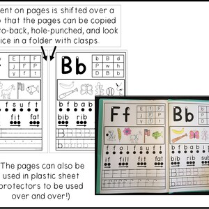 Phonics Notebook: Individual Letter Sounds - Etsy