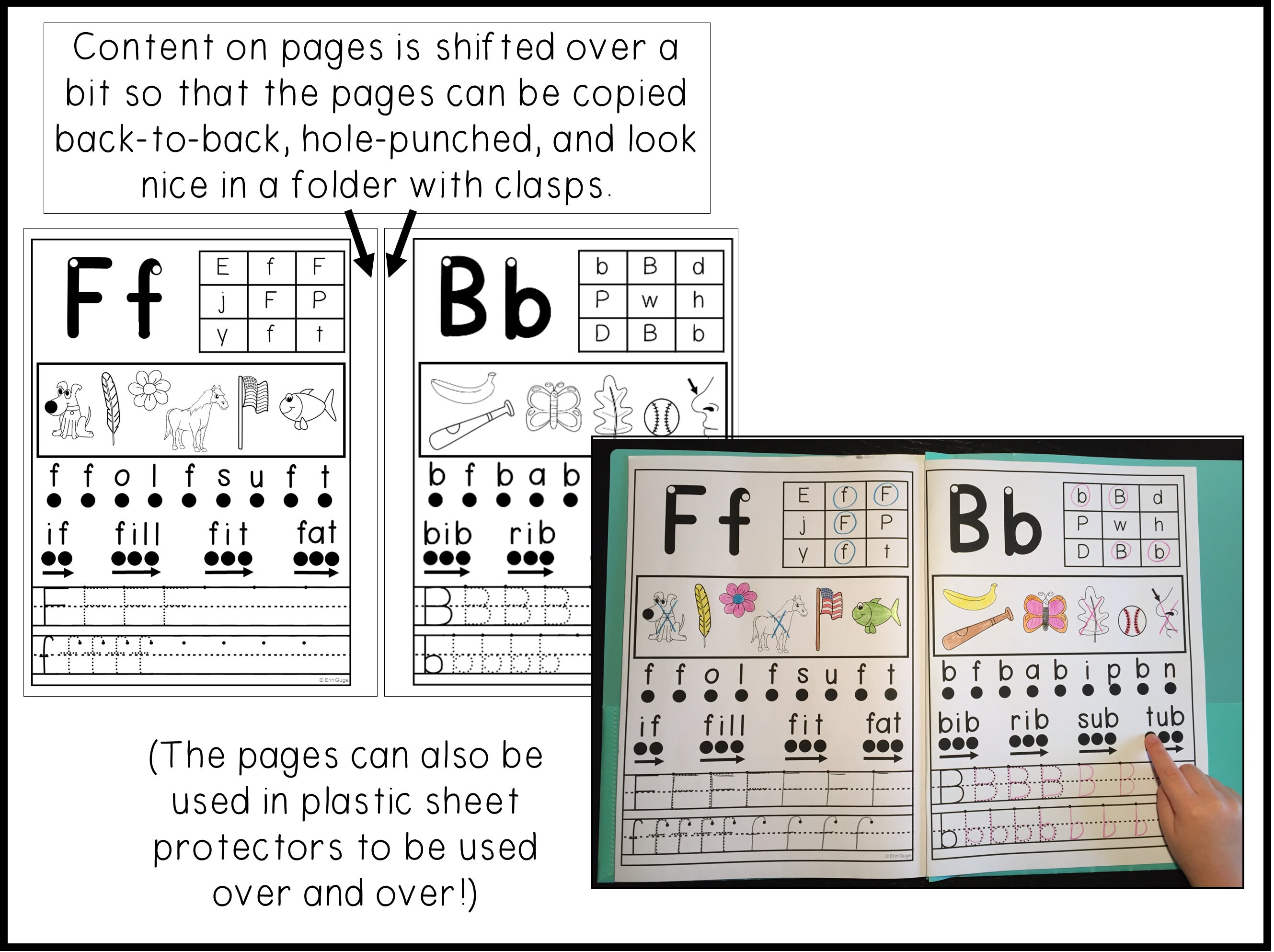Phonics Notebook: Individual Letter Sounds - Etsy