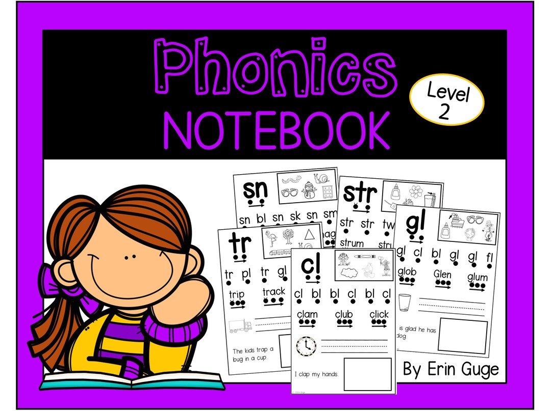 Phonics Notebook: Beginning Consonant Blends - Etsy