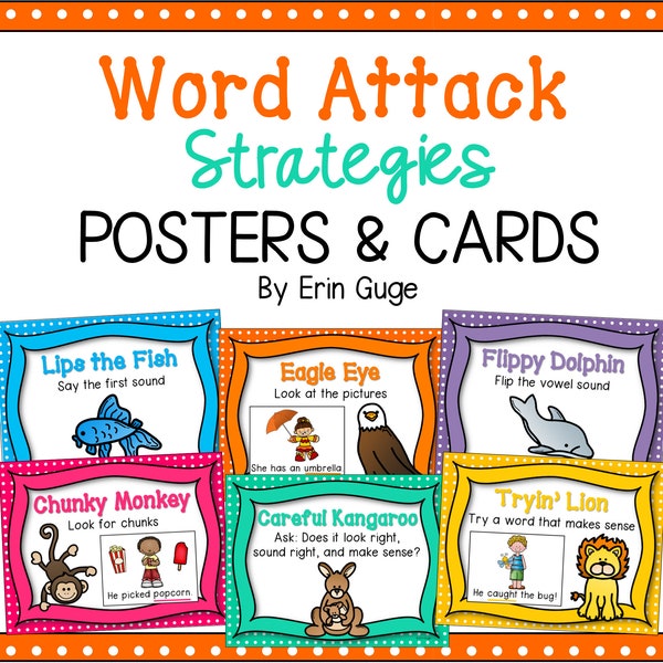 Reading Strategies Poster - Etsy