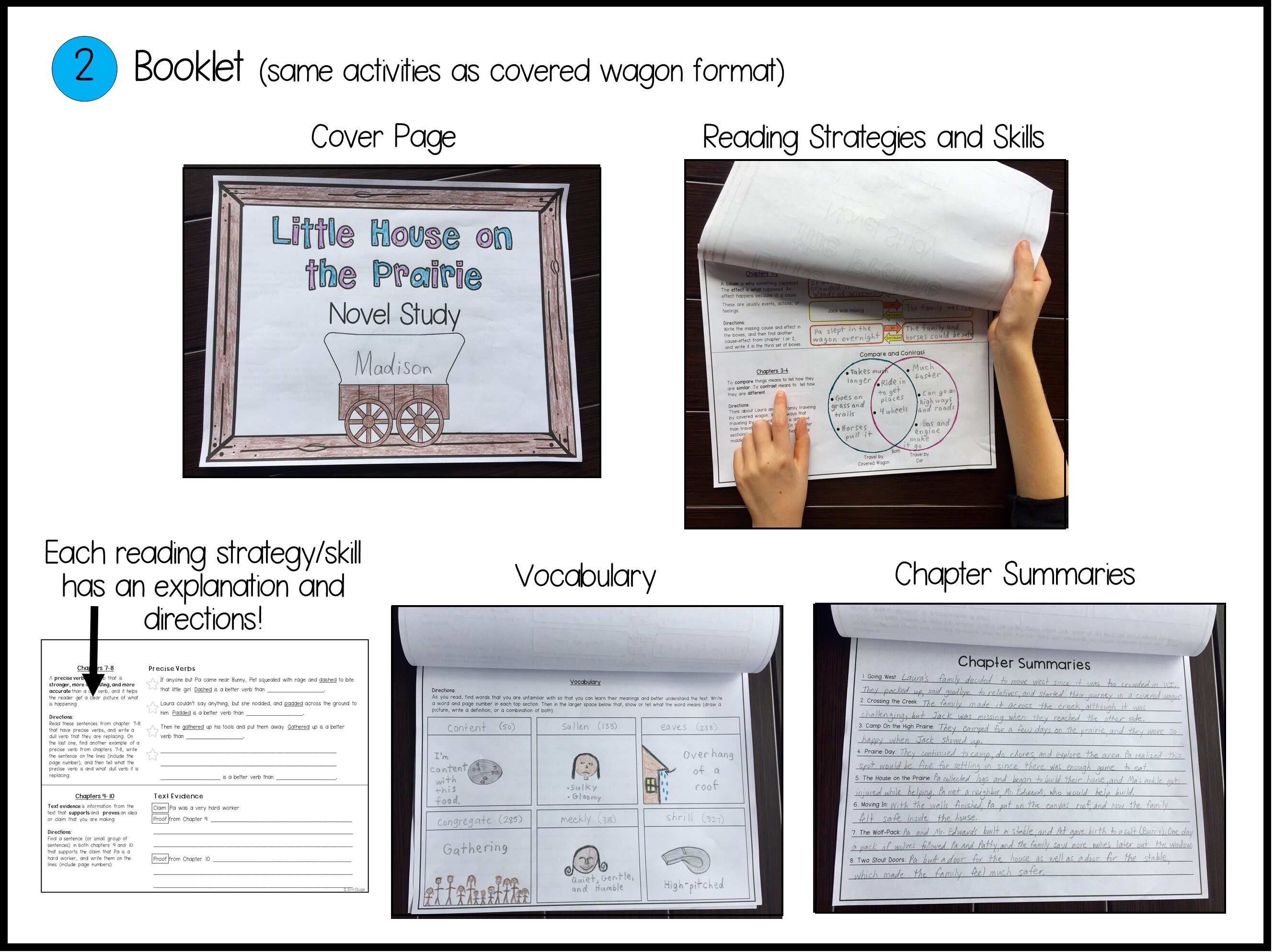 Little House on the Prairie: A Unique Novel Study - Etsy