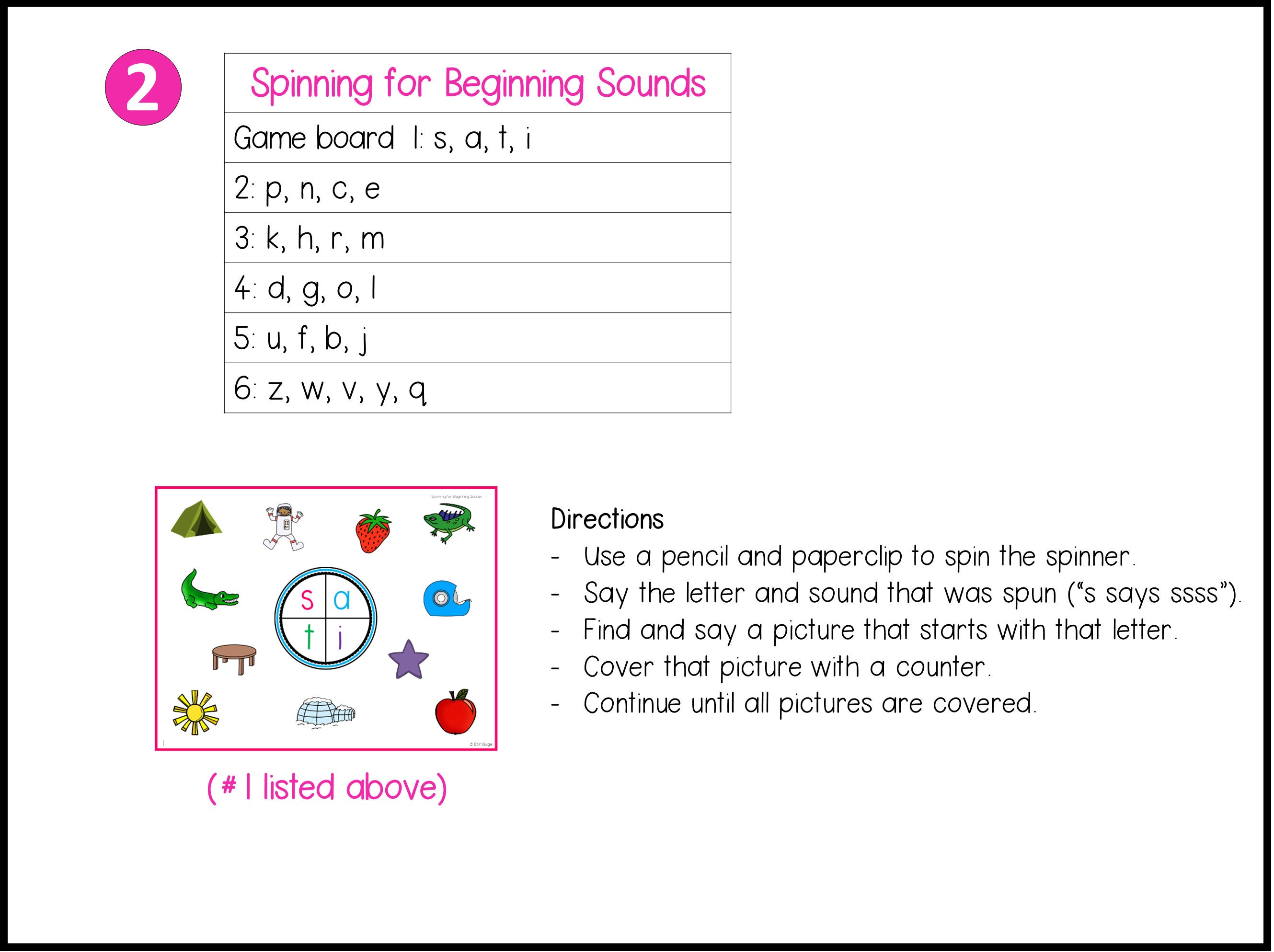 Phonics Board Games: Letter Recognition, Letter Sounds, and Beginning ...