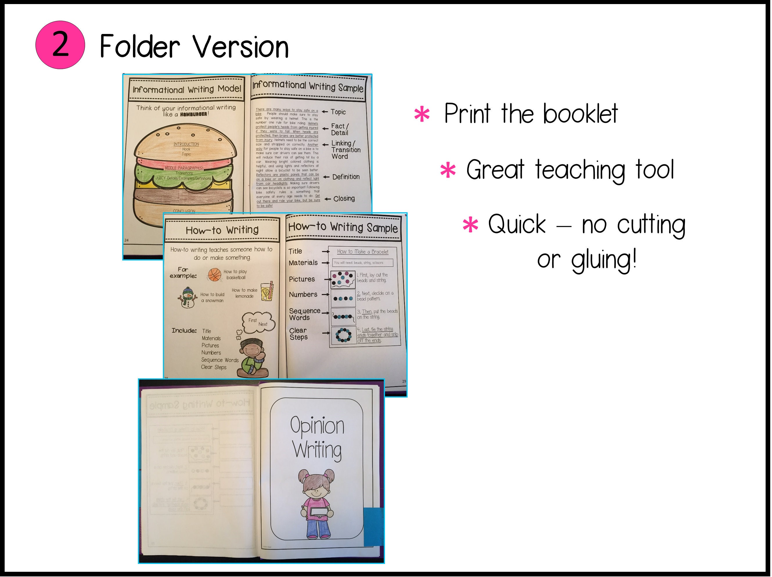 Writing Resource Notebook (differentiated and in 3 Formats!) - Etsy