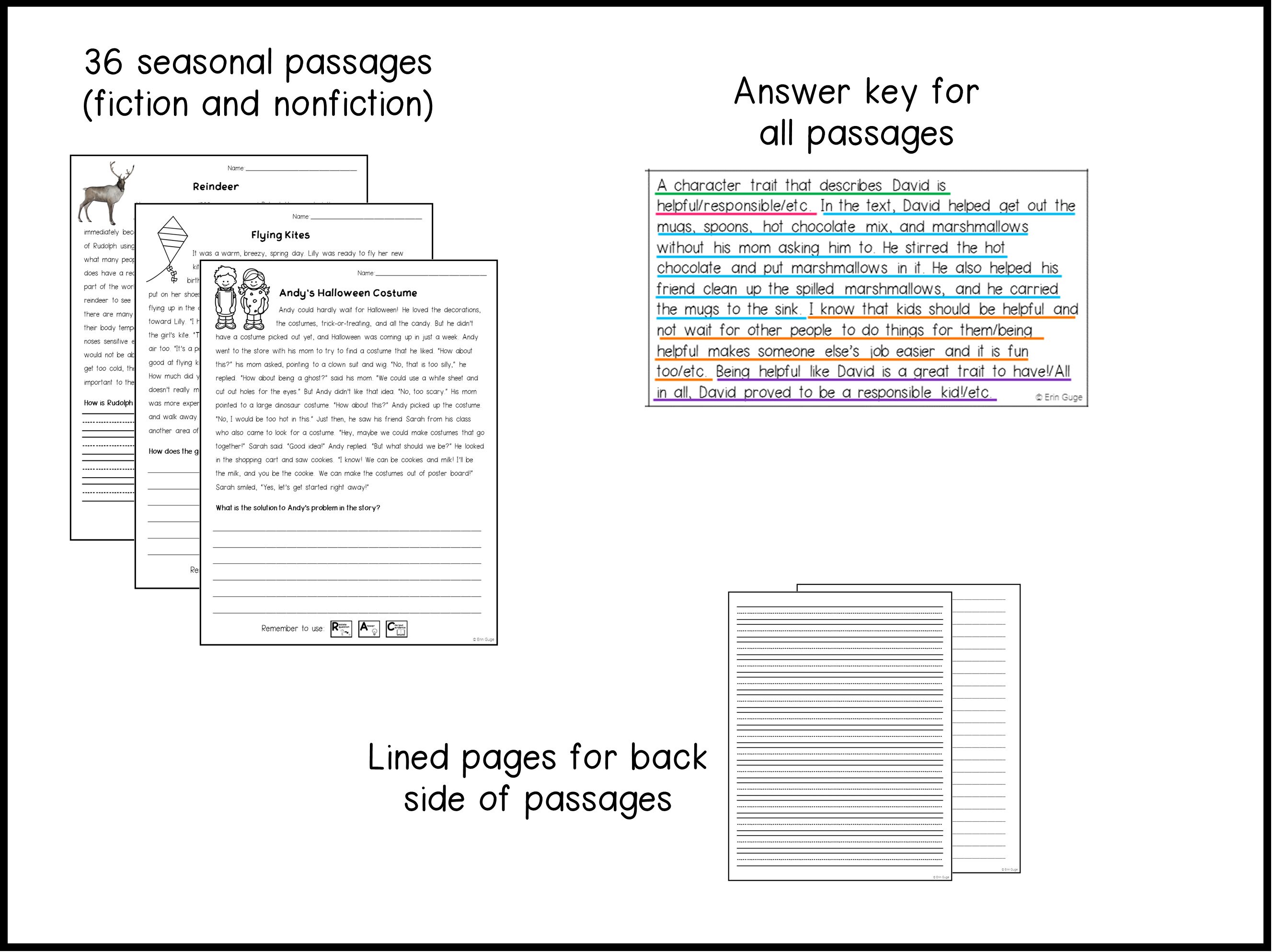 RACE Writing Strategy All Year 2nd-3rd Grade - Etsy