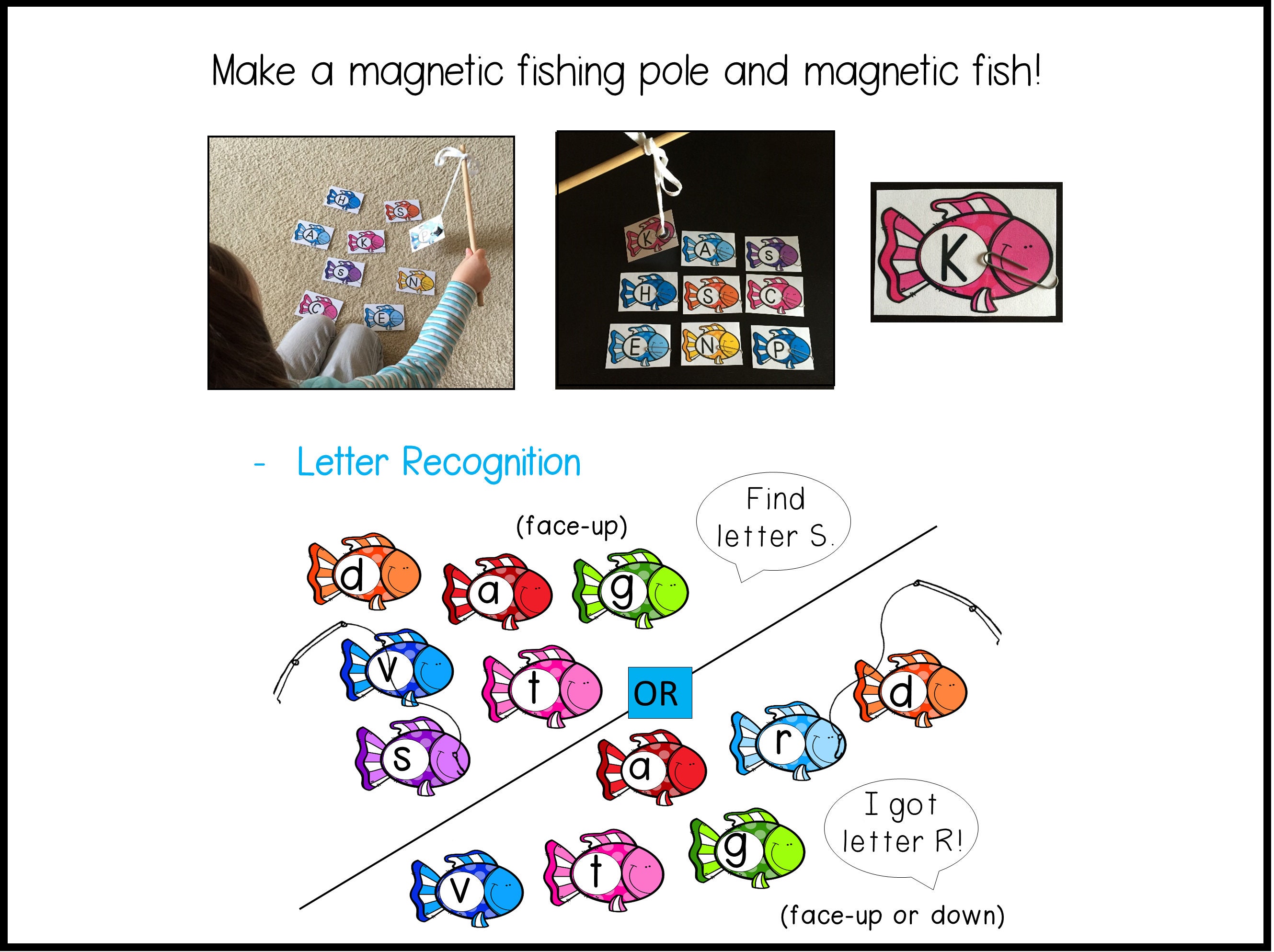 Letters & Sounds Activities: Letter Recognition, Letter-sound ...