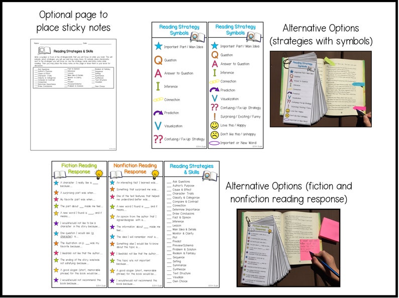 Reading Comprehension Strategies and Skills Interactive Cards ...