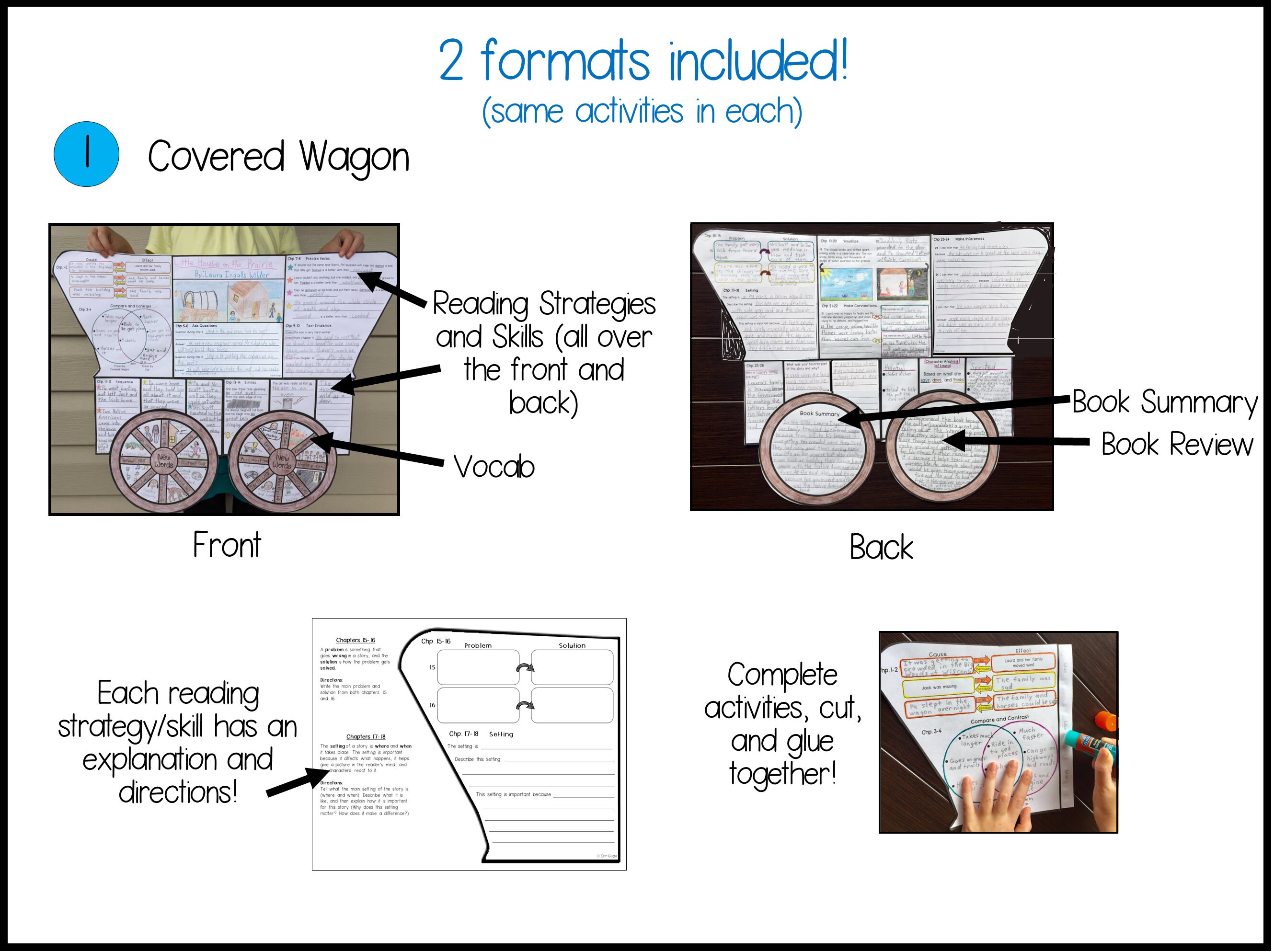 Little House on the Prairie: A Unique Novel Study - Etsy
