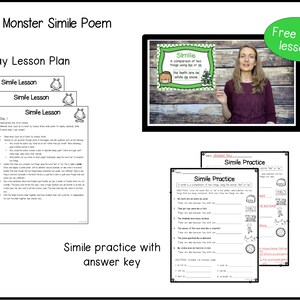 Poetry Bundle: Alliteration, Simile, Bio, List Poems - Etsy