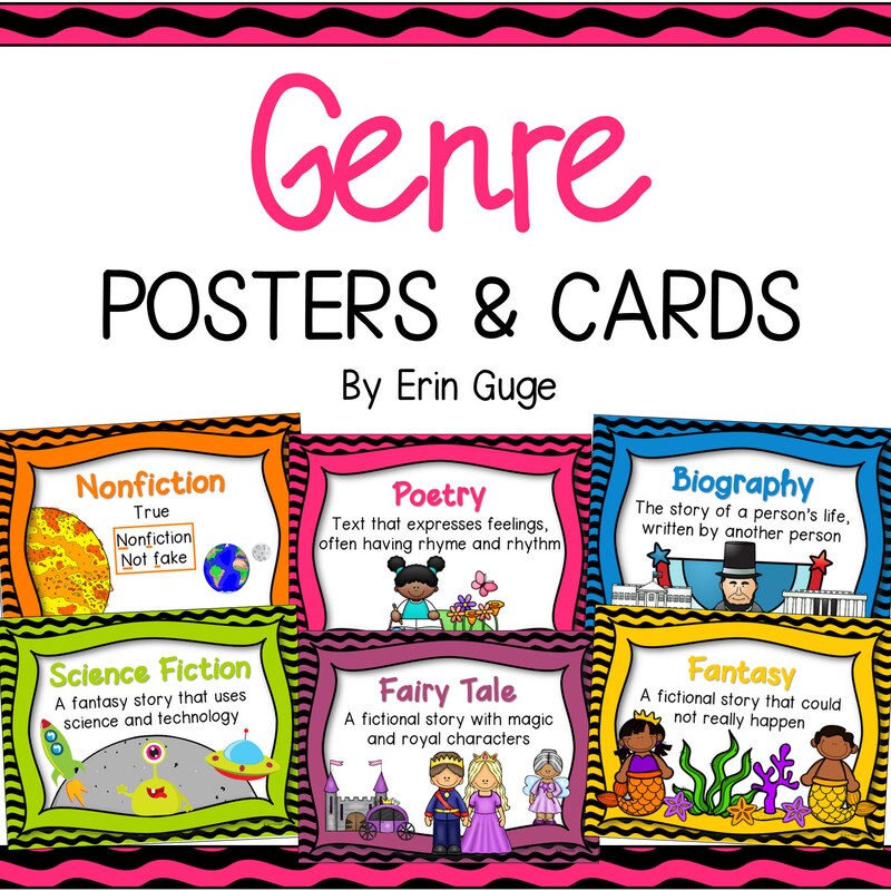 Library Genre - Etsy