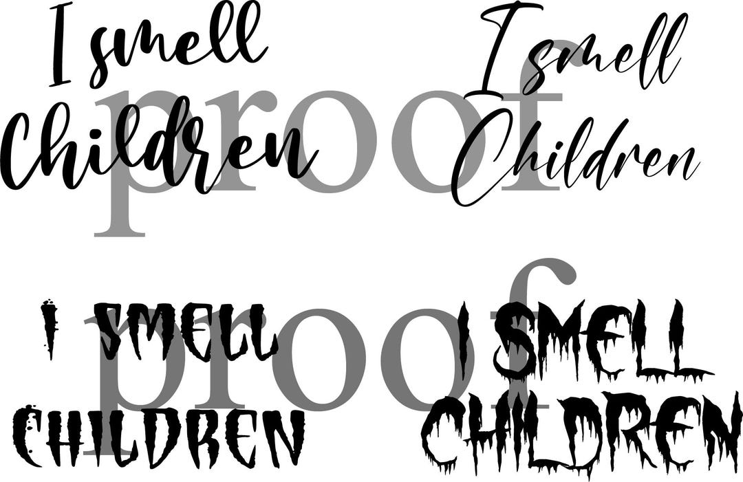 I Smell Children SVG - Etsy