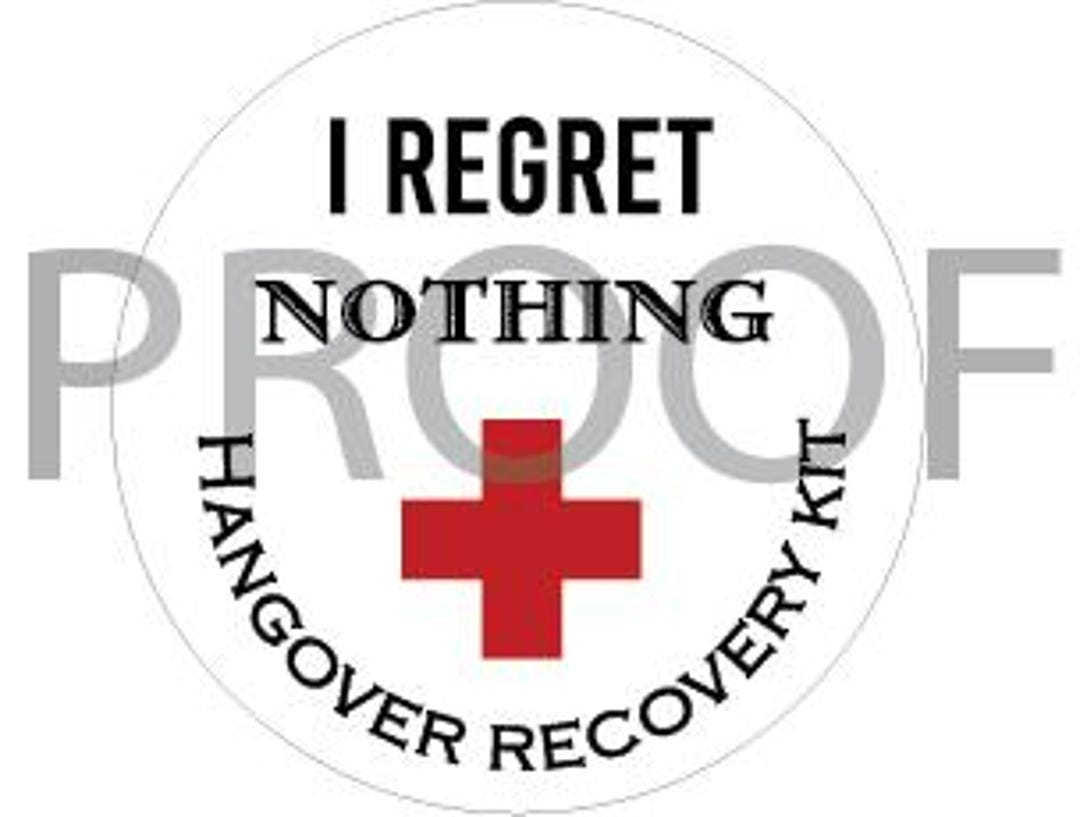 Hangover Kit SVG - Etsy