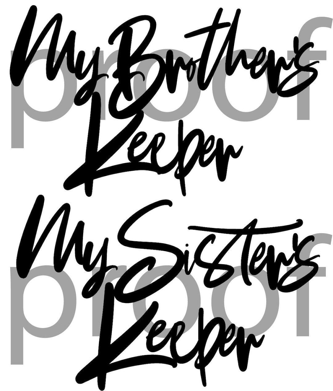 My Brother's/sisters Keeper Svg - Etsy