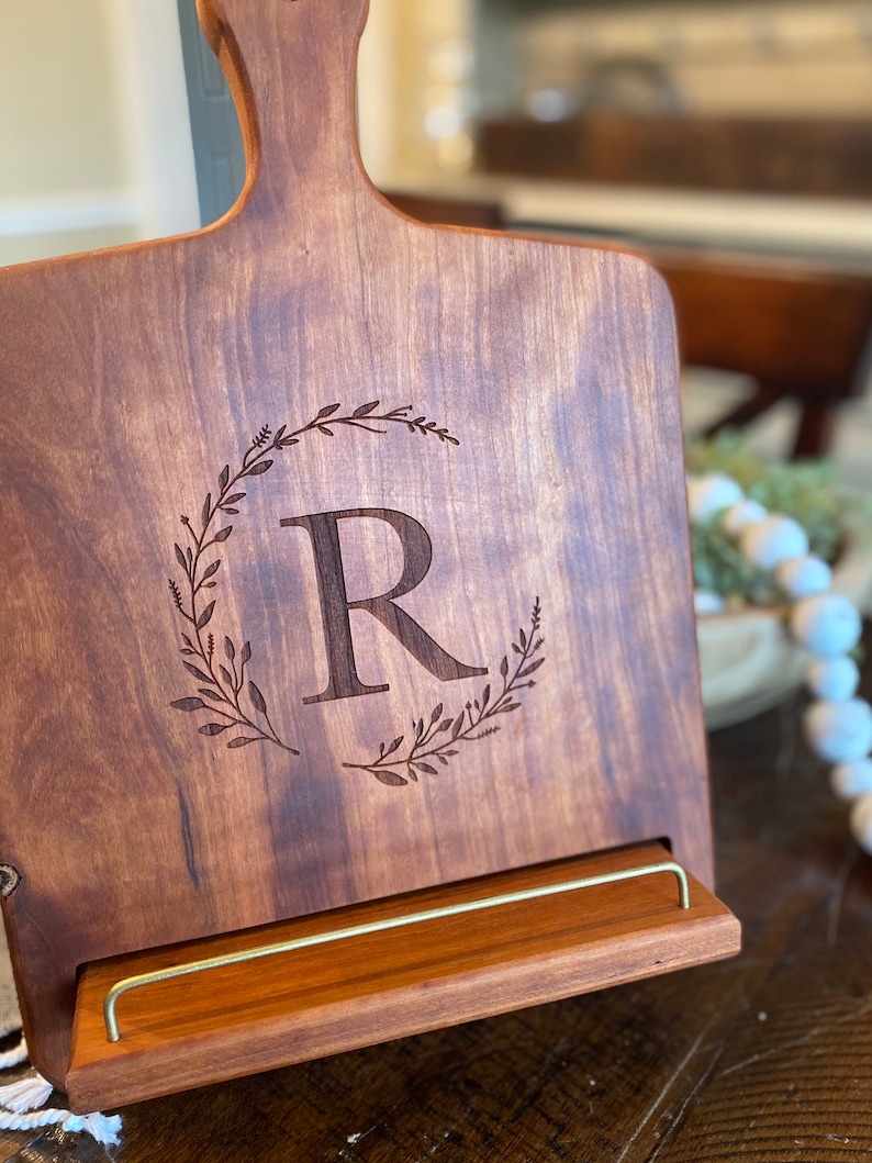 Personalized Cookbook Holder, Cookbook Stand, Easel - Etsy