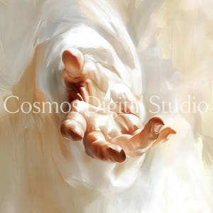 By His Wounds - Jesus Christ's Hands Digital Art, Nail Prints Painting ...
