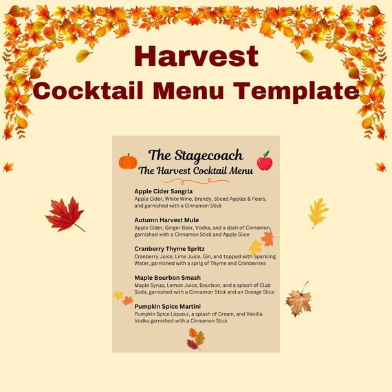 Fall Cocktail Party Menu Ideas