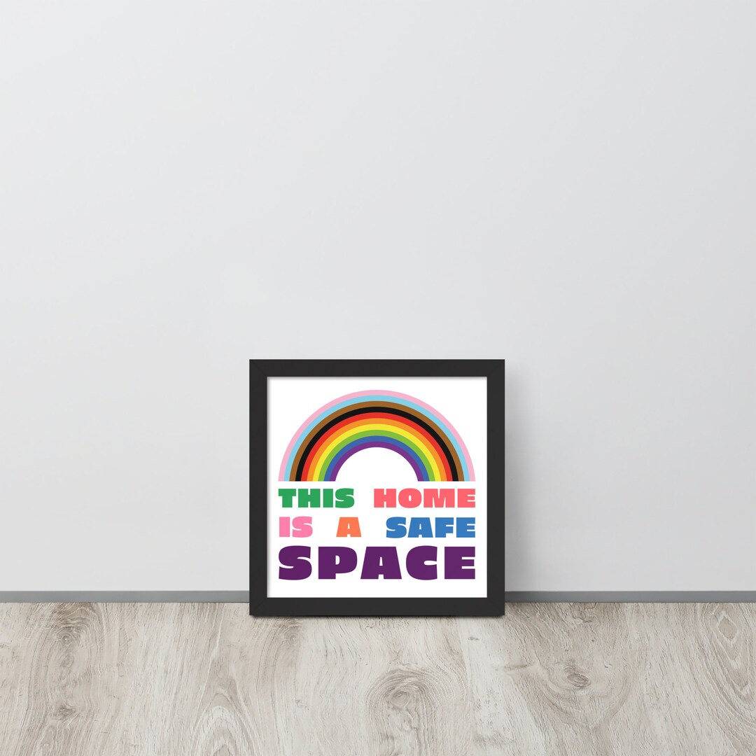 Safe Space Poster / Safe Spaces / Inclusion Poster / Pride - Etsy