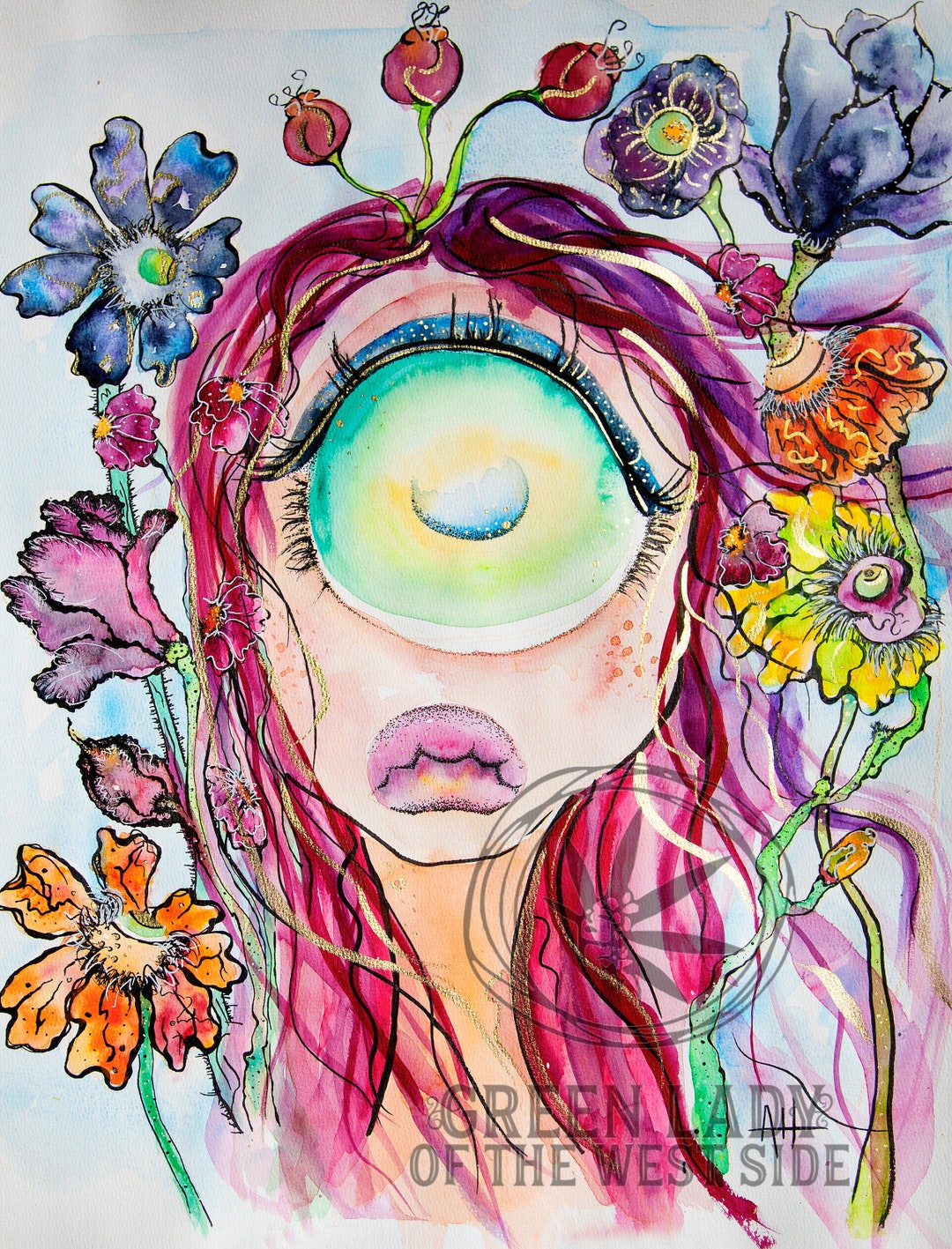 The Oracle Archival Watercolor Print - Etsy