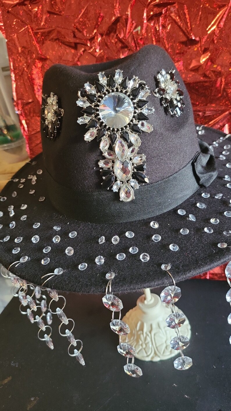 Custom Jeweled Rhinestone Hats All Occasion Variety Fun Adult Summer ...