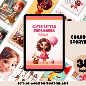 Children's Storybook Bundle: 100+ Pages, Canva Editable (digital ...