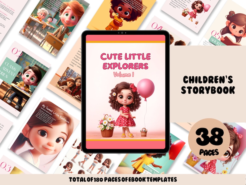 Children's Storybook Bundle: 100+ Pages, Canva Editable (digital ...