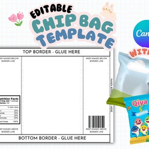 Editable Cereal Box Template: Printable Gift Box (8.5 X 11 Sheet) - Etsy