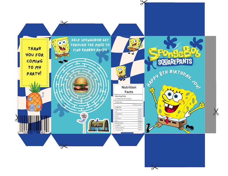 Editable Cereal Box, Fun Cereal Box Template, Kids Birthday, Kids ...