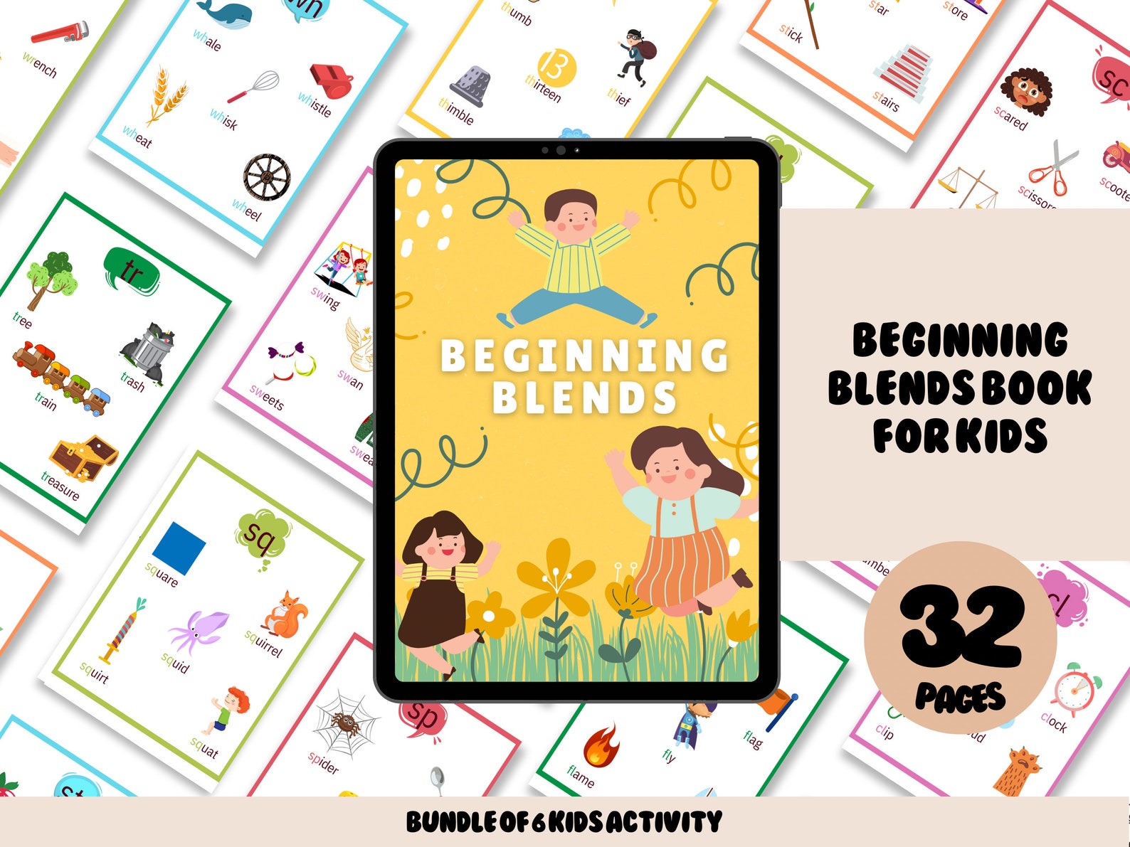 Toddler Learning Activity Bundle: Shapes, Alphabet, CVC Words (canva ...