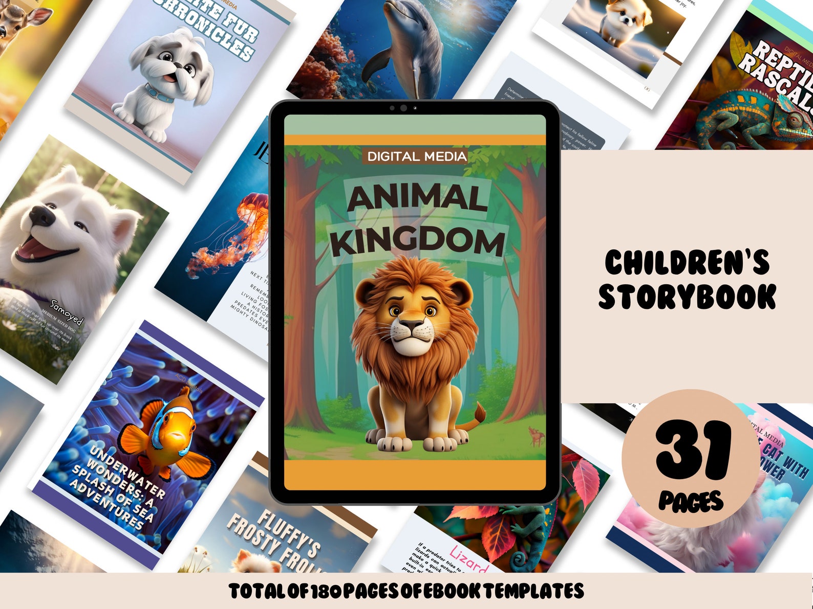 Children's Storybook Bundle: 100+ Pages, Canva Editable (digital ...