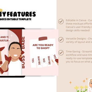 55 Girl Boss Instagram Templates, Empowerment, Lady Boss Templates Made ...