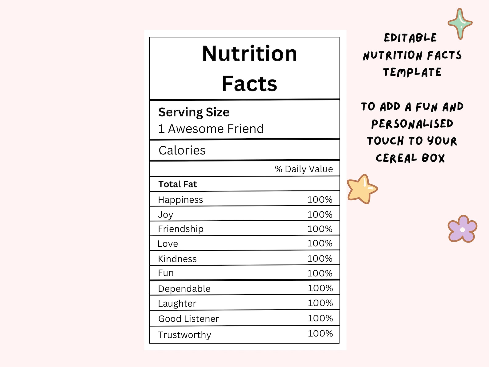 Editable Mini Brands Cereal Box, Cereal Box Template, Kids Birthday ...