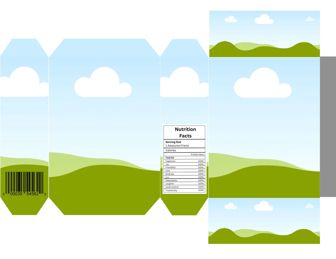 Editable Cereal Box Template: Custom Party Favor (instant Download) - Etsy
