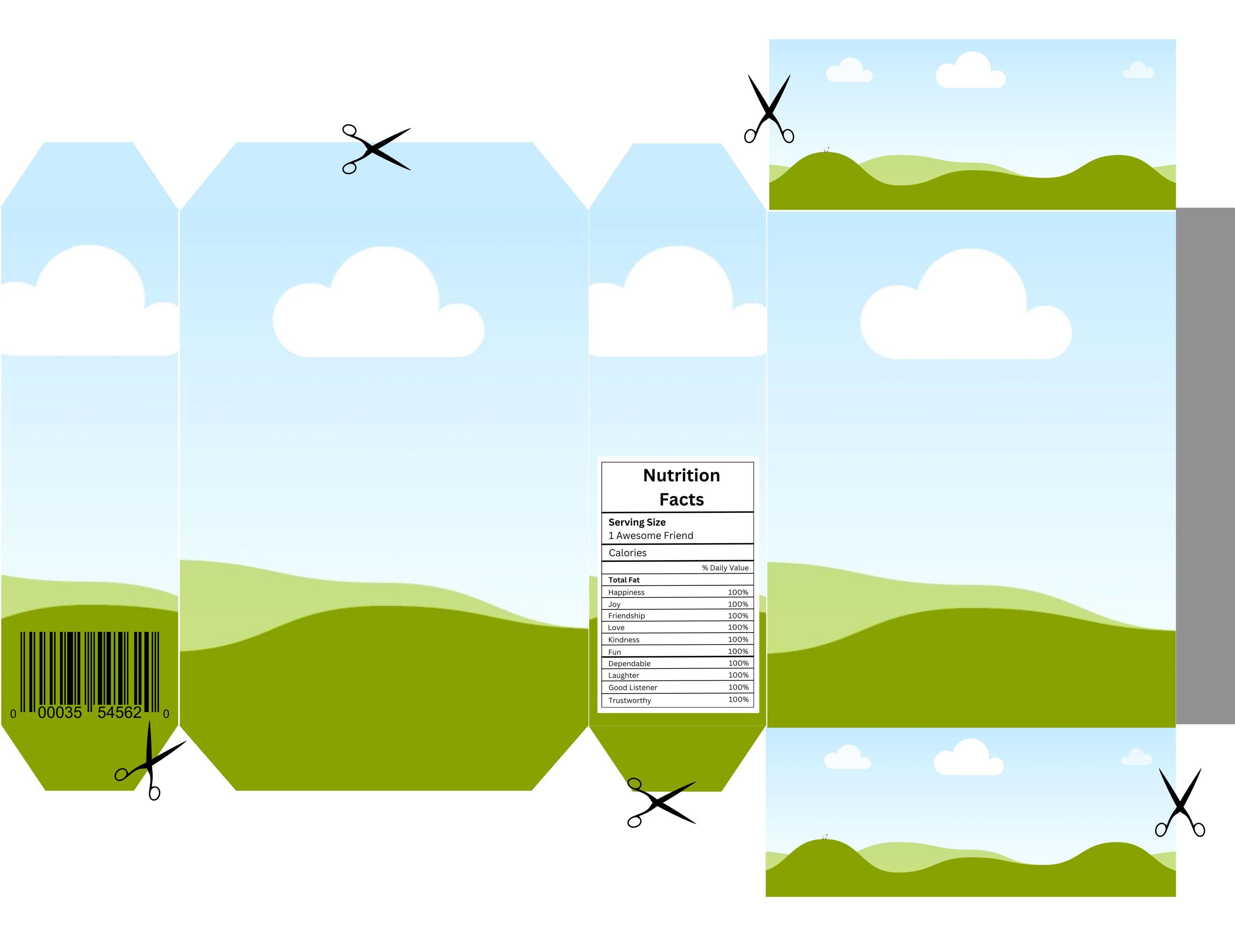 Editable Cereal Box Template: Custom Party Favor (instant Download) - Etsy