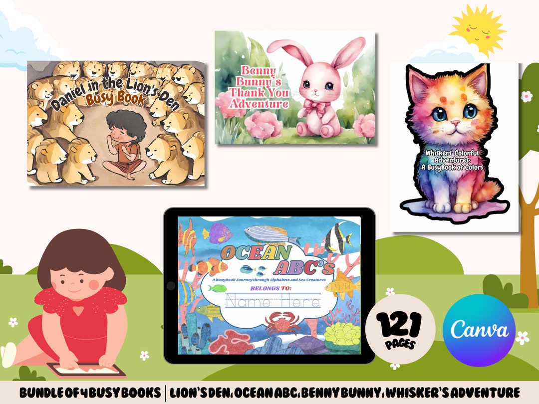 Bundle of Ultimate 4-in-1 Book (121 Pages) - Digital Download, Canva ...