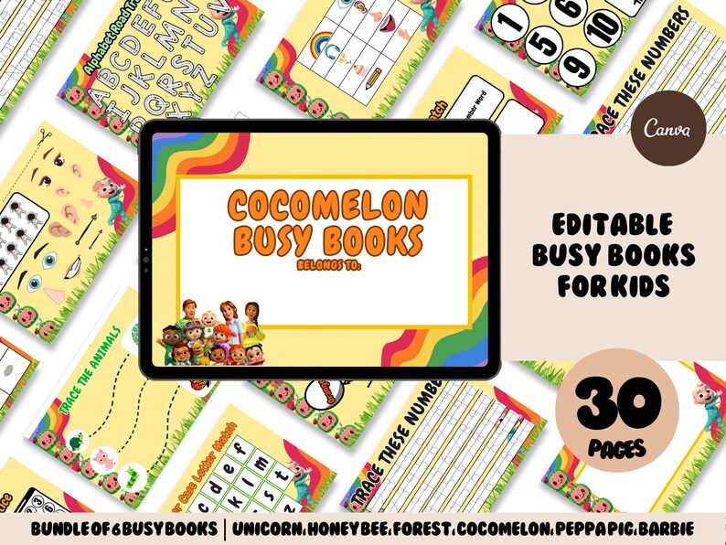 Bundle of Ultimate 6-in-1 Book (253 Pages) - Digital Download, Canva ...