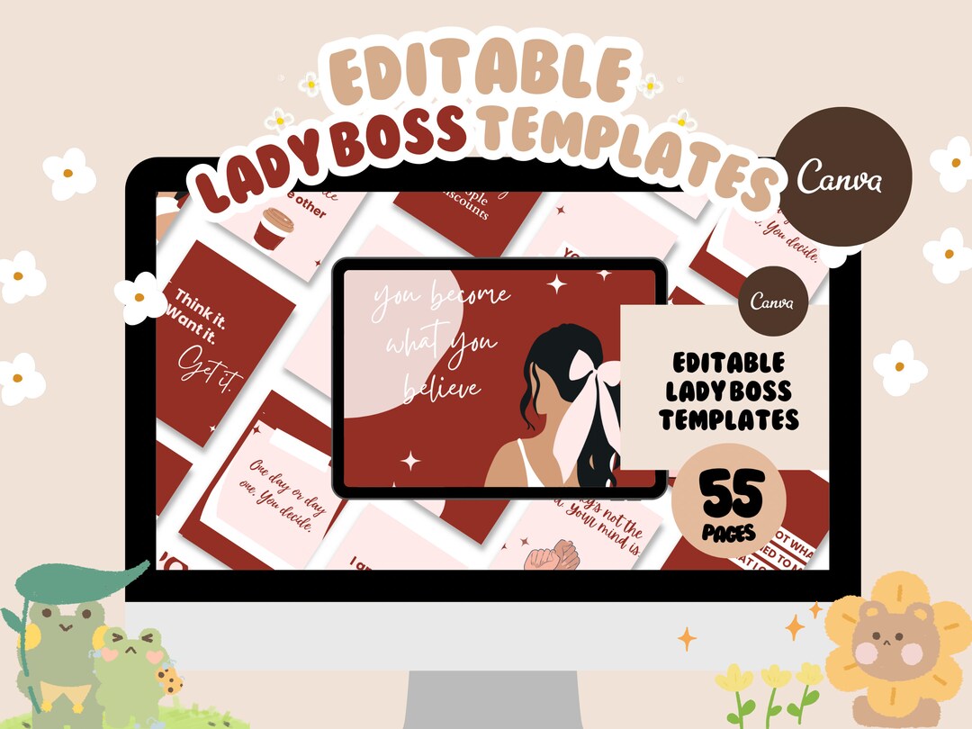55 Girl Boss Instagram Templates, Empowerment, Lady Boss Templates Made ...