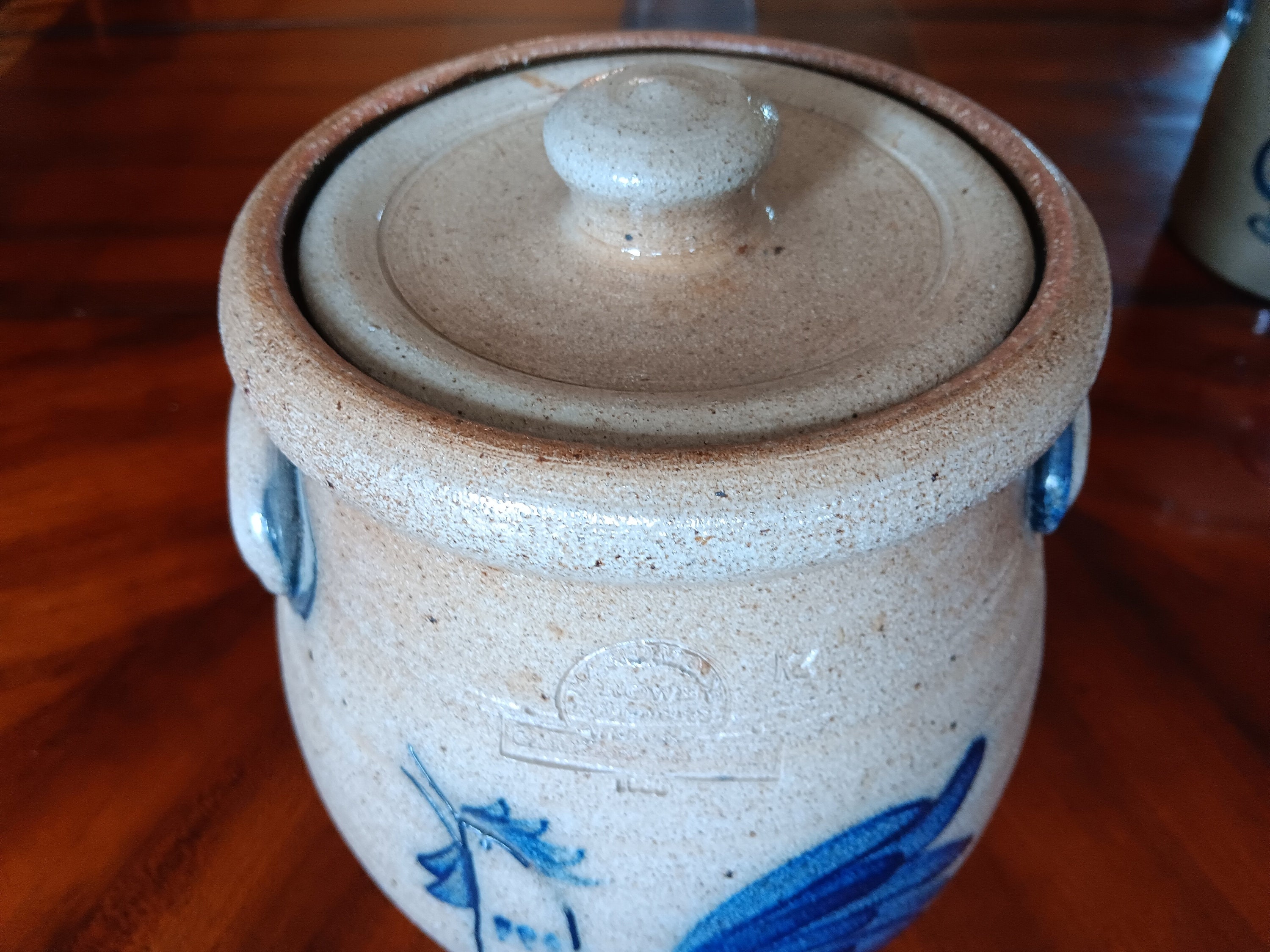 Vintage Huge Rowe Pottery Works Crock Rooster Motif 1986 - Etsy