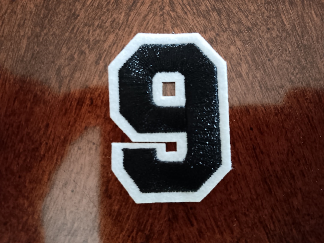 Vintage Number 9 Patch Iron On - Etsy