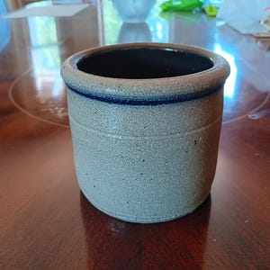 Vintage Rowe Pottery Works Crock Leaping Rabbit Motif 1988 - Etsy