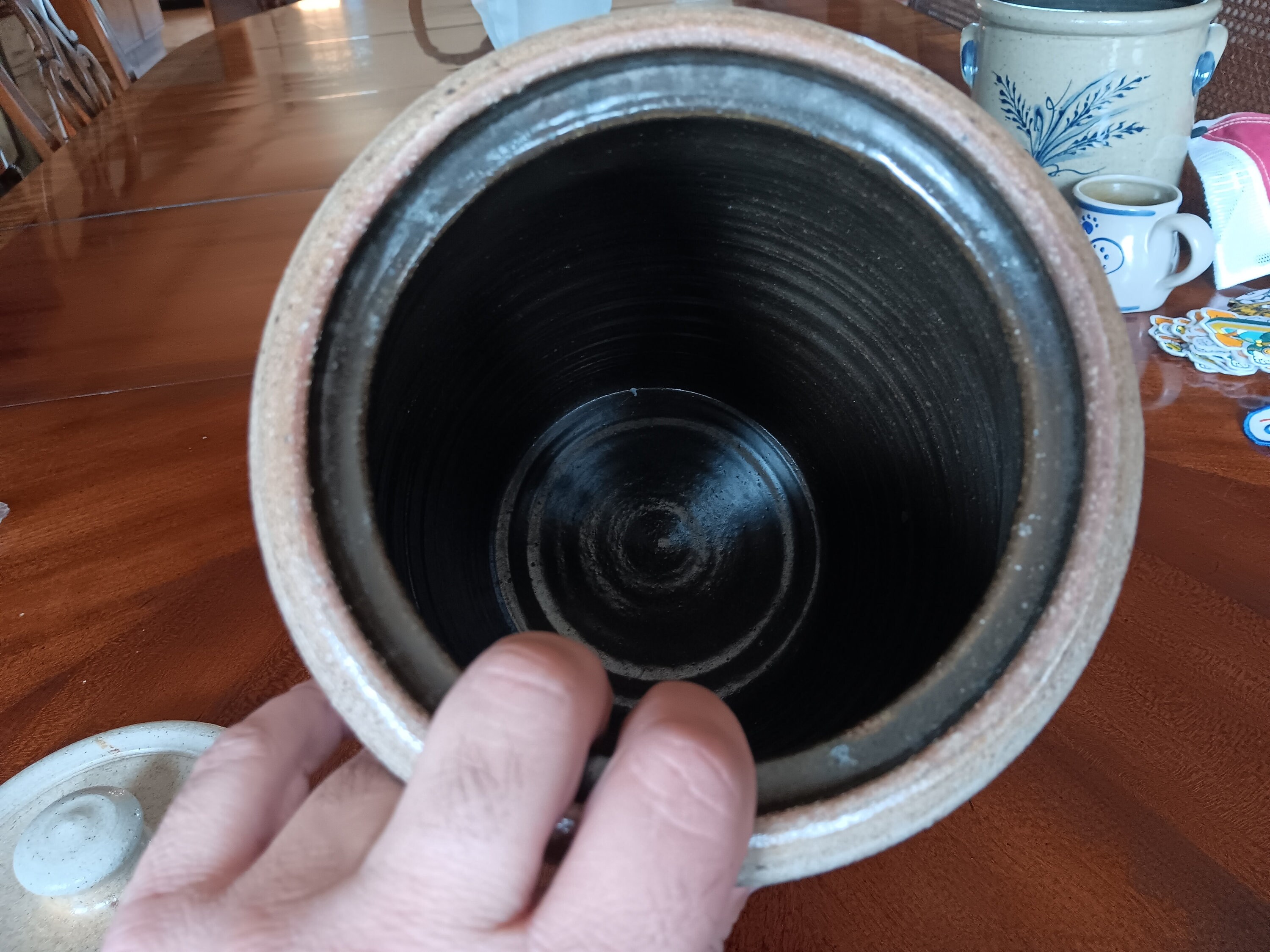 Vintage Huge Rowe Pottery Works Crock Rooster Motif 1986 - Etsy