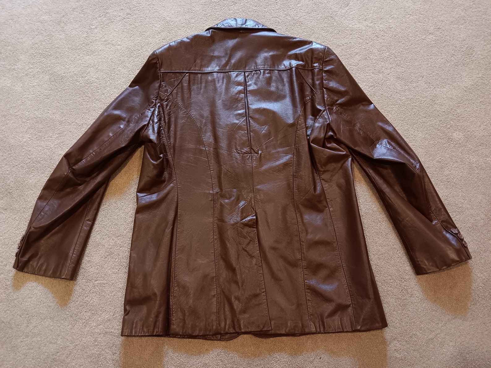 Vintage Sundance Men's Brown Leather Jacket Size 46 - Etsy