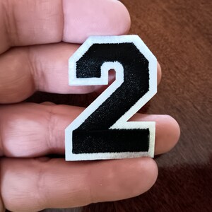 Vintage Number 2 Patch Iron On - Etsy