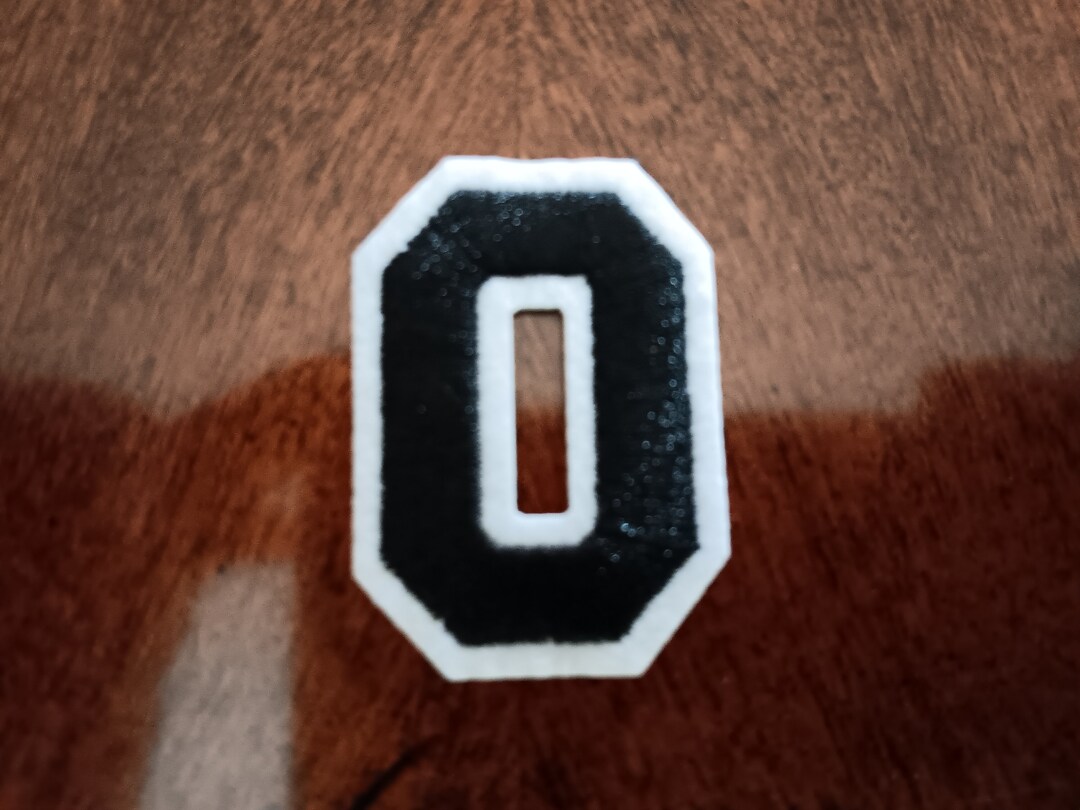 Vintage Number 0 Patch Iron On - Etsy