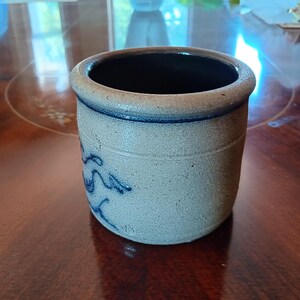 Vintage Rowe Pottery Works Crock Leaping Rabbit Motif 1988 - Etsy